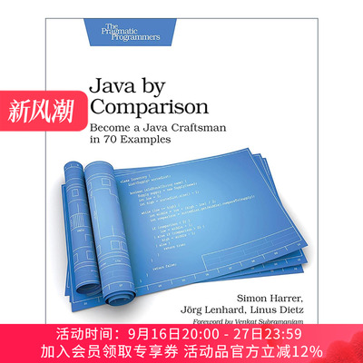 英文原版 Java by Comparison 比较 通过70个示例成为Java工匠 计算机编程 Simon Harrer 英文版 进口英语原版书籍