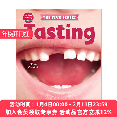 英文原版 Tasting 学习关于尝 感官系列 科普绘本 英文版 进口英语原版书籍