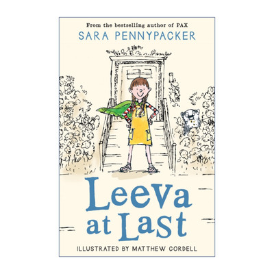 丽娃想上学  英文原版 Leeva at Last 青少年冒险章节书 小狐狸派克斯作者Sara Pennypacker新作 英文版 进口英语原版书籍