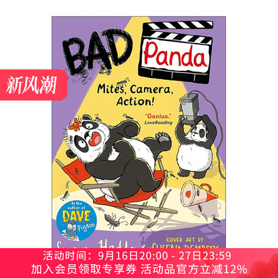 英文原版 Bad Panda Mites Camera Action 坏熊猫3 Swapna Haddow儿童幽默插画故事书 英文版 进口英语原版书籍