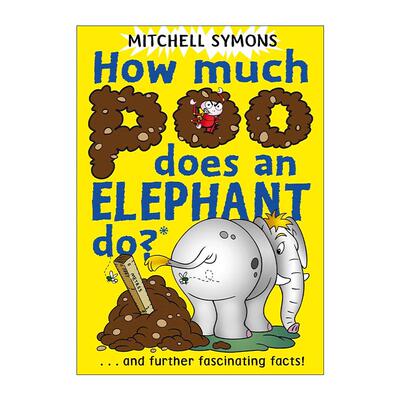 英文原版 How Much Poo Does an Elephant Do 大象能拉多少屎 儿童绘本 英文版 进口英语原版书籍