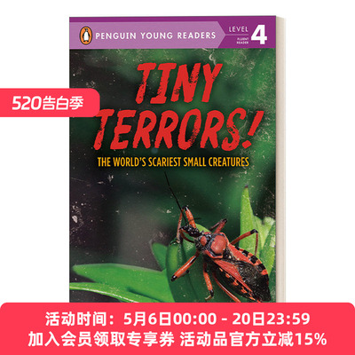 英文原版 Tiny Terrors! The World's Scariest Small Creatures 小小的恐怖! 世界上最可怕的小生物 企鹅青少分级阅读4级读物