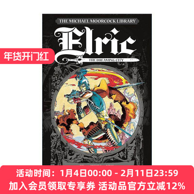 英文原版 Elric Vol.3 The Dreaming City 迈克尔·穆考克 艾尔瑞克传说精装漫画3 梦想之城 Michael T. Davis 进口英语原版书籍