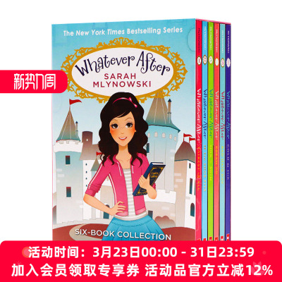 英文原版 Whatever After Boxset Books 1-6 瞬息万变系列1-6 儿童章节小说 儿童文学 睡前故事书 英文版 进口英语原版书籍