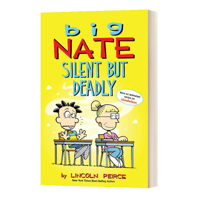 英文原版 Big Nate Silent But Deadly 大内特系列18 全彩漫画小说 英文版 进口英语原版书籍