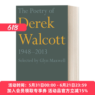 英文原版 The Poetry of Derek Walcott 1948–2013 德里克·沃尔科特诗集 诺贝尔文学奖得主 英文版 进口英语原版书籍
