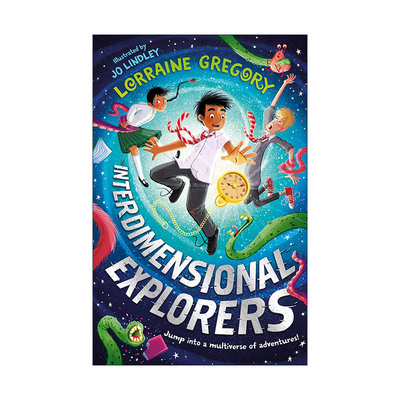 英文原版 Interdimensional Explorers 跨次元探险家 青少年太空冒险题材章节书 英文版 进口英语原版书籍