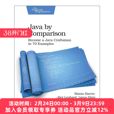 英文原版 Java by Comparison 比较 通过70个示例成为Java工匠 计算机编程 Simon Harrer 英文版 进口英语原版书籍