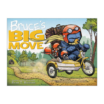 英文原版 Bruces Big Move 鹅妈妈布鲁斯系列 布鲁斯大搬家 Ryan T. Higgins 精装绘本 英文版 进口英语原版书籍