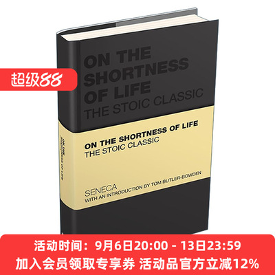 英文原版 On The Shortness Of Life 论生命之短暂 精装 威利经典系列 英文版 进口英语原版书籍
