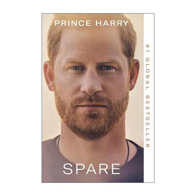 英文原版 Spare 哈里王子自传 Prince Harry 后备人选候补 伊丽莎白女王戴安娜王妃 萨塞克斯公爵爆料 英国王室 进口英语原版书籍