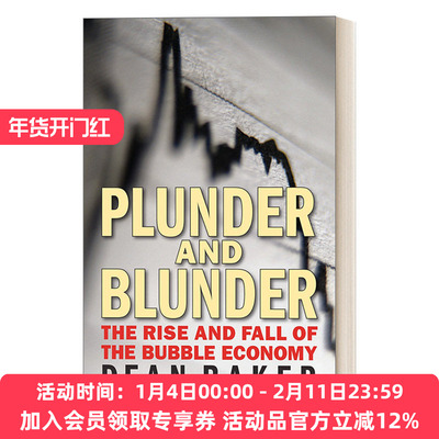 掠夺与失策 英文原版 Plunder and Blunder 泡沫经济的兴衰 经济学 Dean Baker 英文版 进口英语原版书籍
