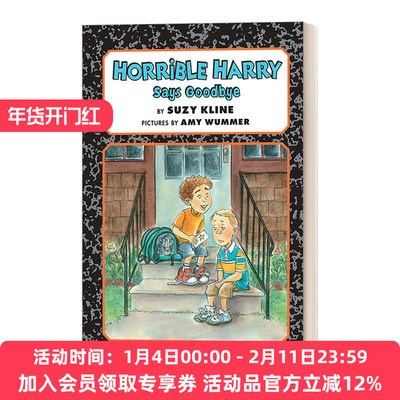 英文原版 Horrible Harry 37 Horrible Harry Says Goodbye 可怕的哈里系列37 儿童章节桥梁书 Suzy Kline 英文版 进口原版书籍