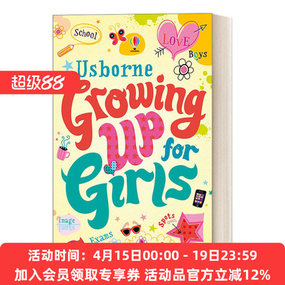 女孩的成长问题 英文原版 Growing up for Girls 英文版 进口英语原版书籍
