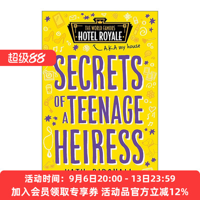 英文原版 Secrets of a Teenage Heiress 少女继承人的秘密 Katy Birchall青少年小说 英文版 进口英语原版书籍