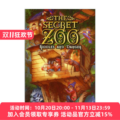 英文原版 The Secret Zoo Riddles and Danger 秘密动物园卷三 英文版 进口英语原版书籍