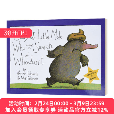 英文原版 Story Of The Little Mole Who Went In Search 去寻找侦探小说迷你版的小鼹鼠的故事 儿童文学 精装进口英语书籍