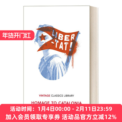向加泰罗尼亚致敬 英文原版 Homage to Catalonia Vintage经典图书馆系列 英文版 进口英语原版书籍