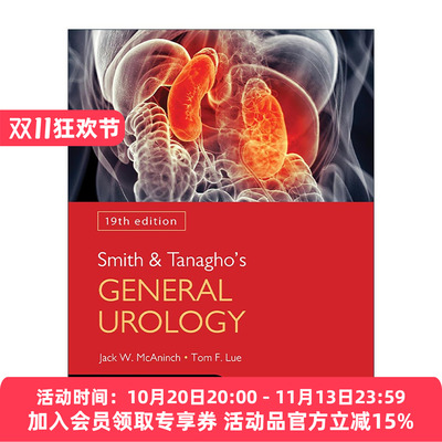 英文原版 Smith And Tanagho's General Urology 史密斯普通泌尿外科学 第19版 英文版 进口英语原版书籍