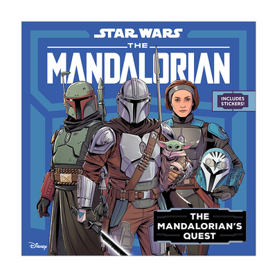 英文原版 Star Wars The Mandalorian A Clan of Two 星球大战 曼达洛人第二季 儿童故事书 5到8岁 附贴纸 英文版 进口英语原版书