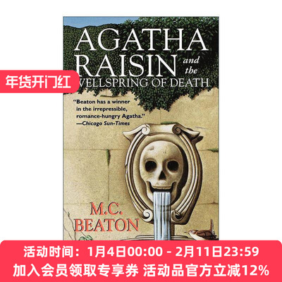 英文原版 Agatha Raisin and the Wellspring of Death 死亡之泉 阿加莎·瑞森探案集 英文版 进口英语原版书籍