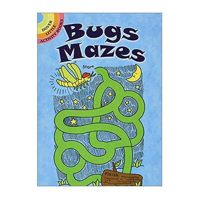 英文原版 Bugs Mazes 虫子迷宫 儿童益智游戏活动书 锻炼思维能力 英文版 进口英语原版书籍