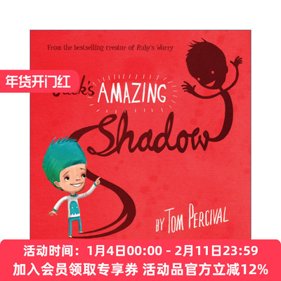 英文原版 Jack's Amazing Shadow 杰克的影子 Tom Percival新作 儿童情绪绘本系列 英文版 进口英语原版书籍
