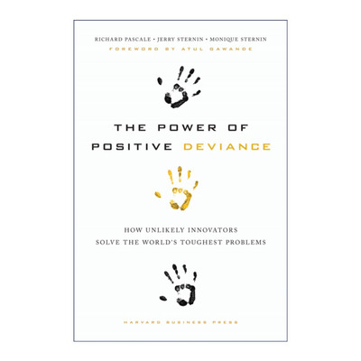 正向偏差的力量 英文原版 The Power of Positive Deviance 反直觉解决问题 哈佛商业评论 Pascale Richard 精装 进口英语原版书籍