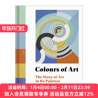 英文原版 Colours of Art The Story of Art in 80 Palettes 艺术的色彩 80个调色板中的艺术故事 精装 英文版 进口英语原版书籍