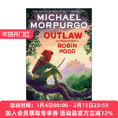 英文原版 Outlaw The Story of Robin Hood 草莽英雄罗宾汉 英国儿童文学作家迈克尔·莫波格Michael Morpurgo 进口英语原版书籍