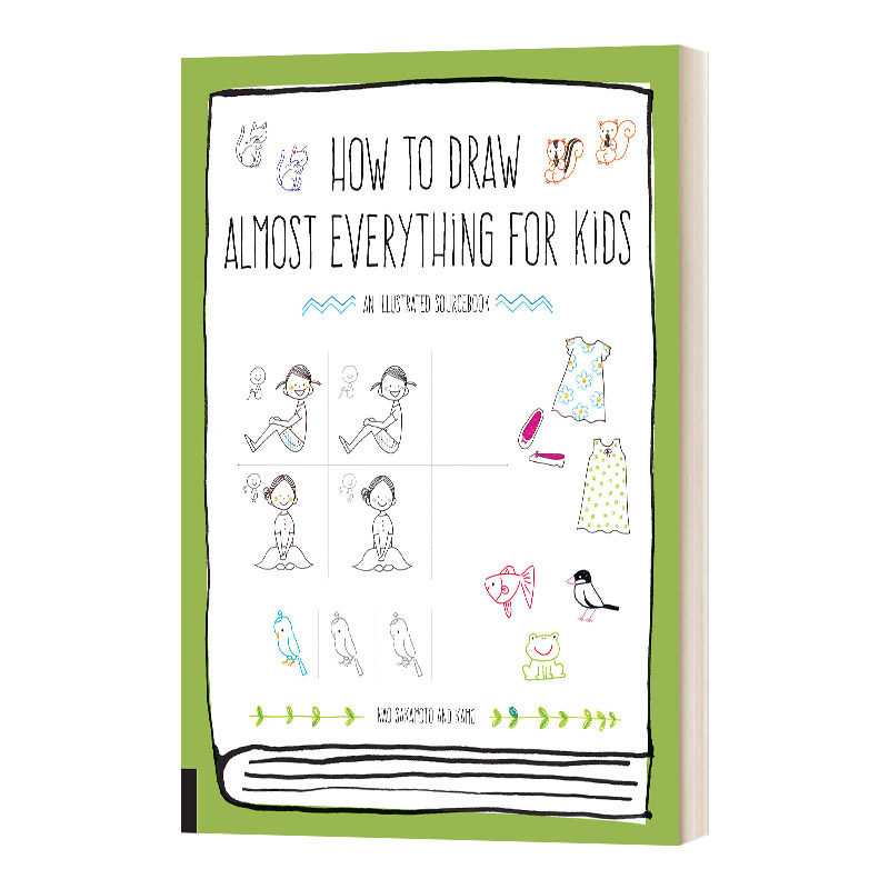 华研原版英文原版 How to Draw Almost Everything for Kids如何为孩子画几乎所有的东西英文版进口英语原版书籍_虎窝淘