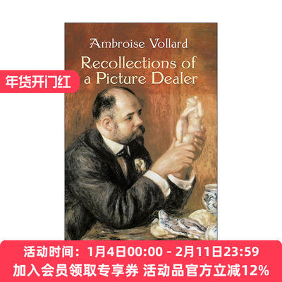 英文原版 Recollections of a Picture Dealer 画商的回忆 巴黎艺术传记 Ambroise Vollard 英文版 进口英语原版书籍