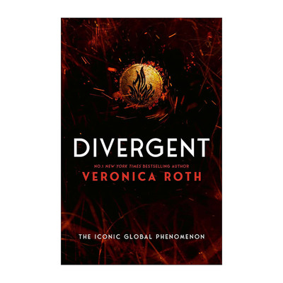 英文原版 Divergent 分歧者1 维罗尼卡·罗斯科幻反乌托邦小说 新版 英文版 进口英语原版书籍