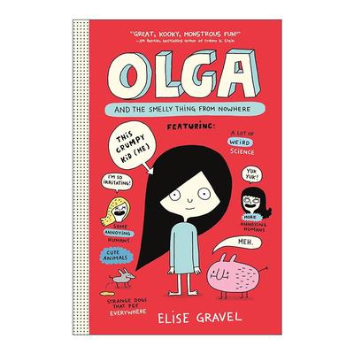 英文原版 Olga and the Smelly Thing from Nowhere 奥尔加与小动物 英文版 进口英语原版书籍