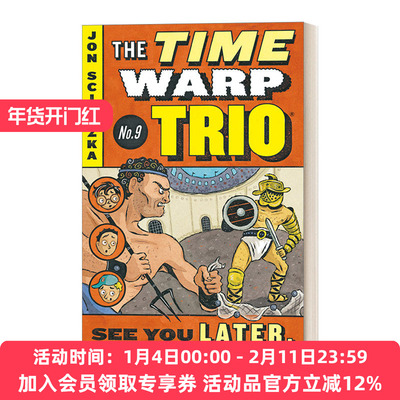 英文原版 See You Later Gladiator 时间错位三重奏系列9 儿童奇幻时间旅行冒险章节小说 中小学英语阅读提升 英文版 进口英语书籍