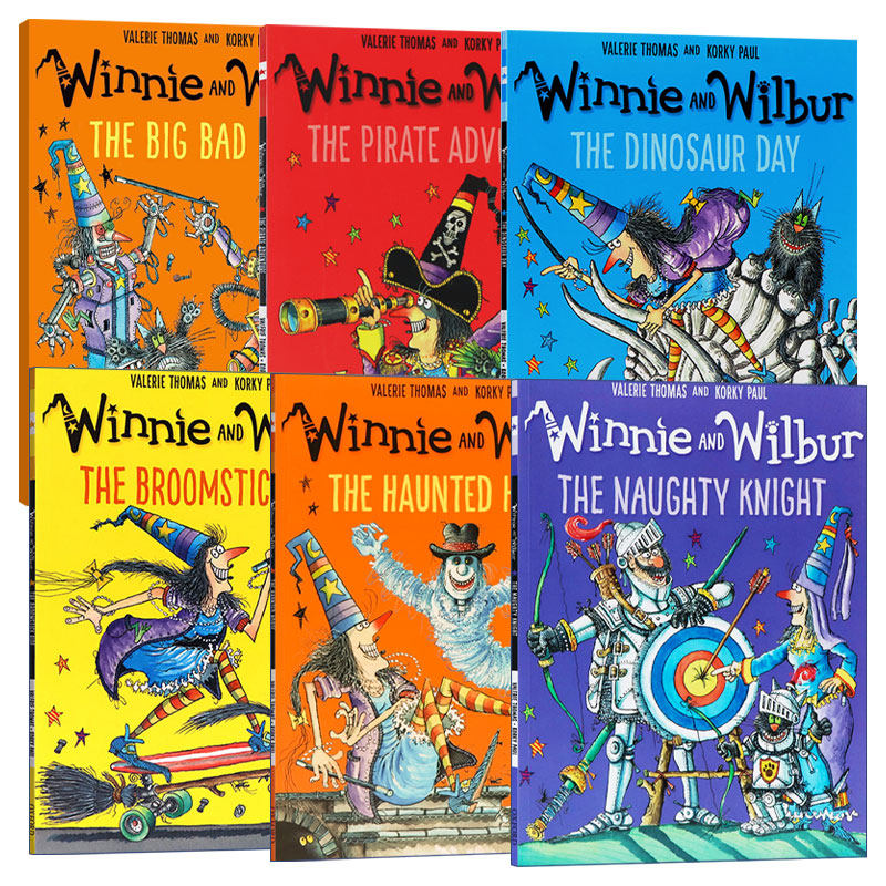 女巫温妮系列绘本6册英文原版 Winnie the Witch温妮女巫魔法绘本故事吴敏兰书单英文版儿童插画童书牛津正版进口英语书籍_虎窝淘