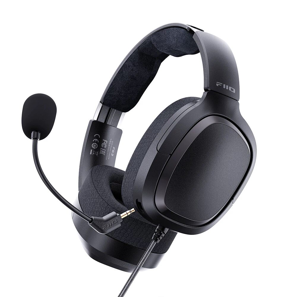 FiiO飞傲FG3游戏电竞HiFi头戴式双动圈高解析7.1声道带麦有线耳机