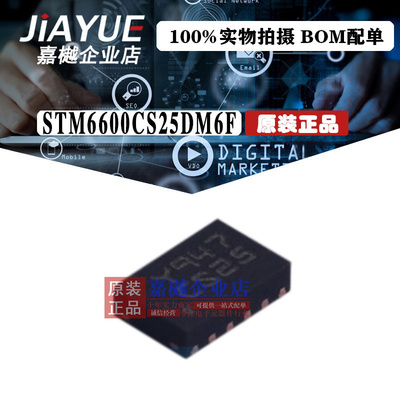 原装正品 ST意法半导体 STM6600CS25DM6F TDFN-12 热卖