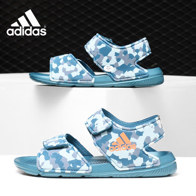阿迪达斯大童运动沙滩凉鞋