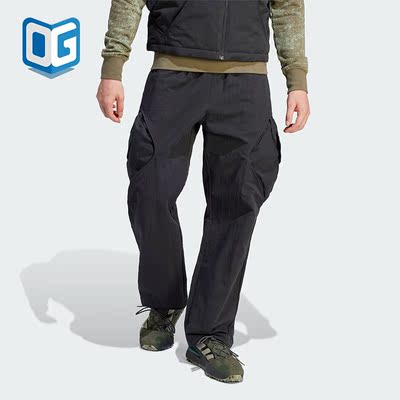Adidas/阿迪达斯正品三叶草男子时尚宽松工装运动长裤IJ0719