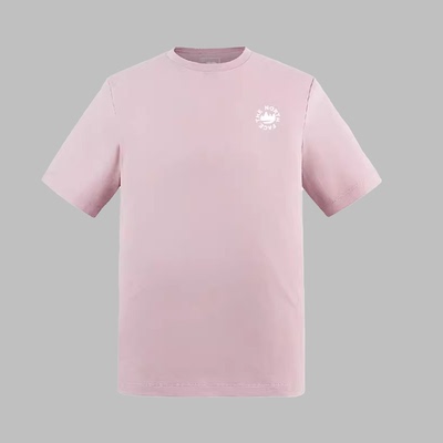 北面户外透气速干印花短袖T恤