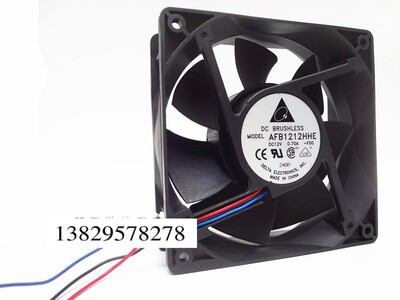12厘米 12038 12CM 12V 0.70A 3线服务器机箱散热风扇 AFB1212HHE