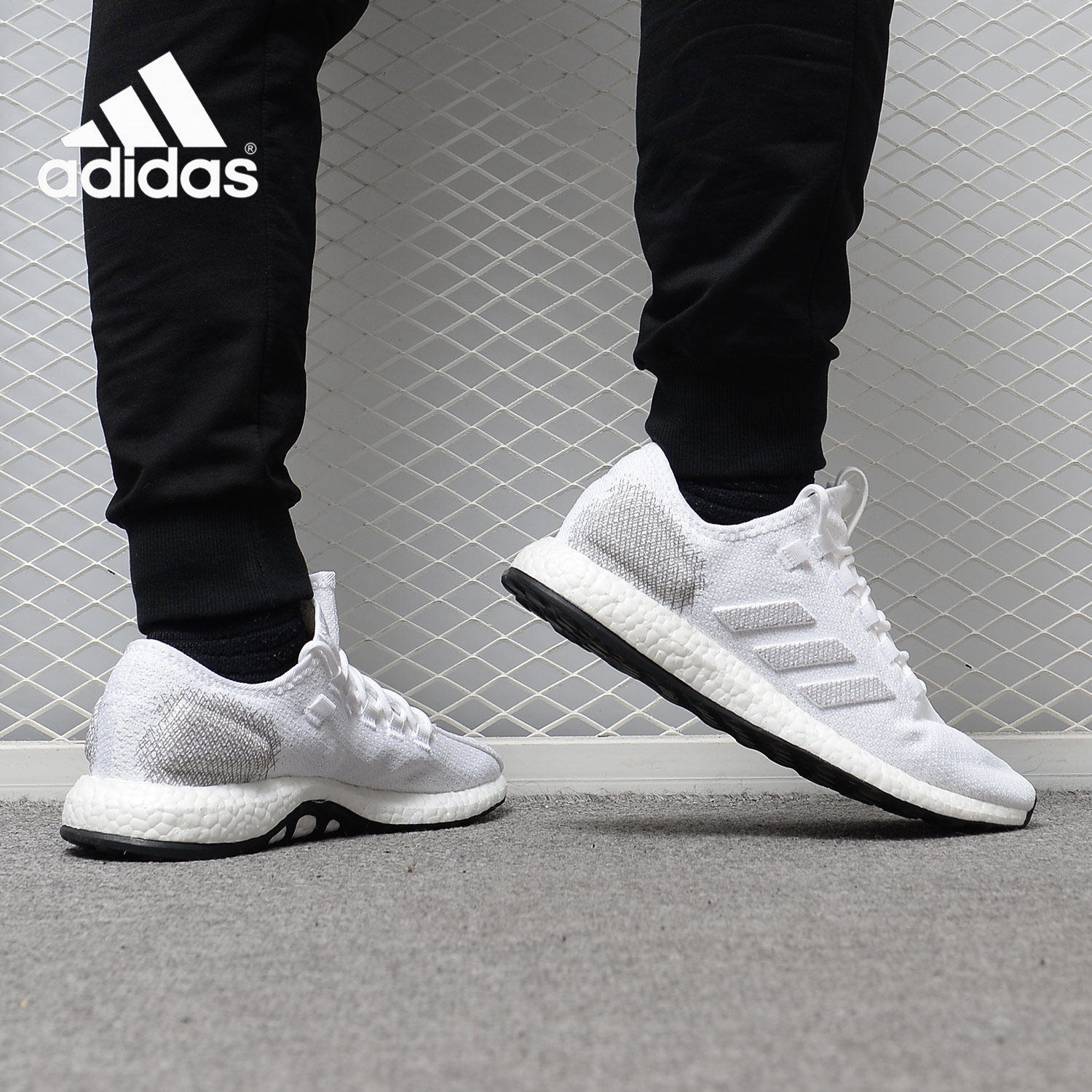 Adidas/阿迪达斯正品 PureBOOST男女休闲跑步鞋EE4281_虎窝淘