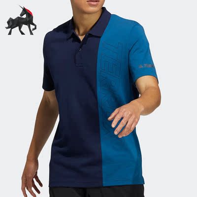 阿迪达斯男子运动短袖