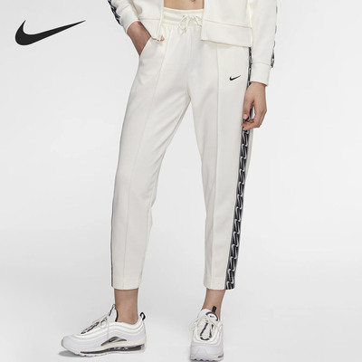 耐克夏季女子休闲运动串标九分裤