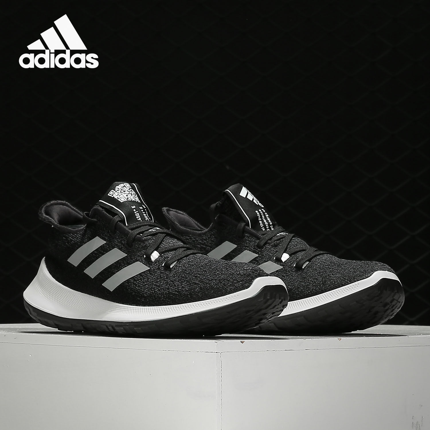 阿迪达斯正品男女BOUNCE运动鞋休闲跑步鞋 G27364 G27367_虎窝淘