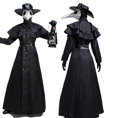 Halloween Adult Plague Doctor Crow 乌鸦医生长嘴万圣节cosplay
