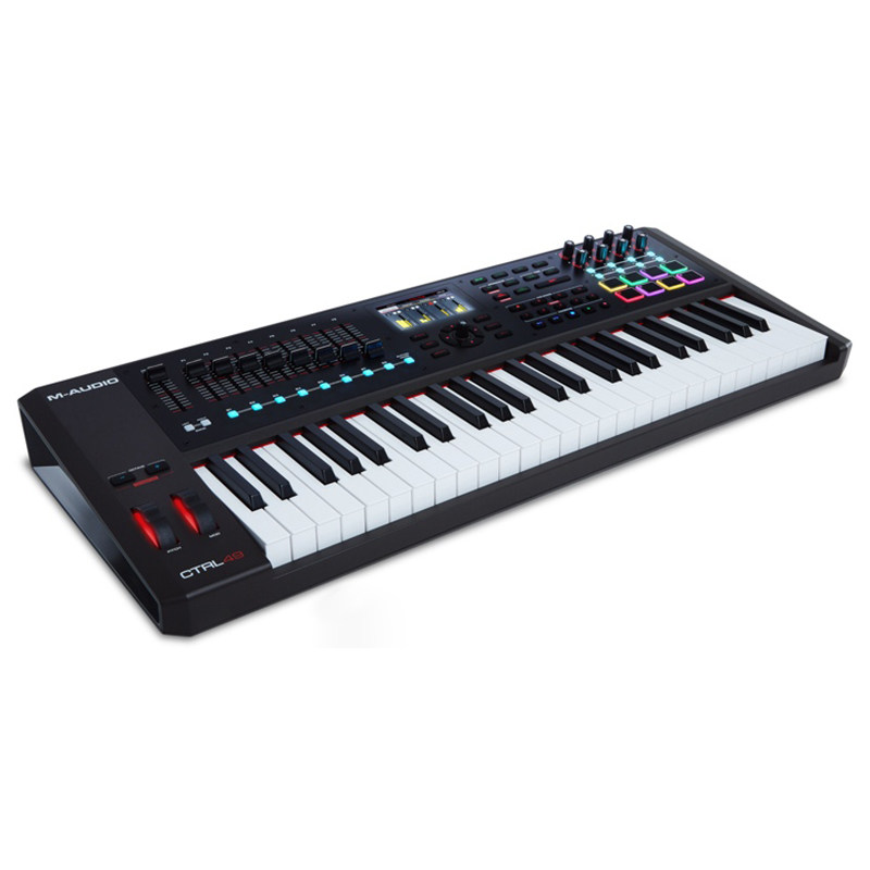 M-AUDIO CTRL49键盘 M-AUDIO midi键盘 半配重 打击垫控制器