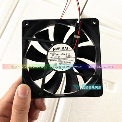 4710KL-05W-B50/B59 全新NMB 12025 12CM 24V 0.38A 变频器风扇