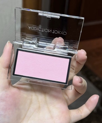 现货！水蛋蛋推荐 日本专柜 ADDICTION 春季新品单色腮红015M